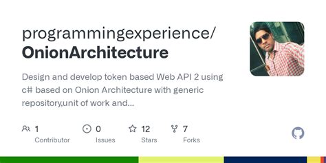 GitHub Programmingexperience OnionArchitecture Design And Develop Token Based Web API Using