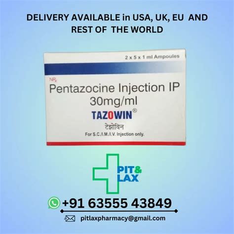 Pentazocine 30 Mg Injection At ₹ 25 Tazowin Injection In Surat Id 2853925135173