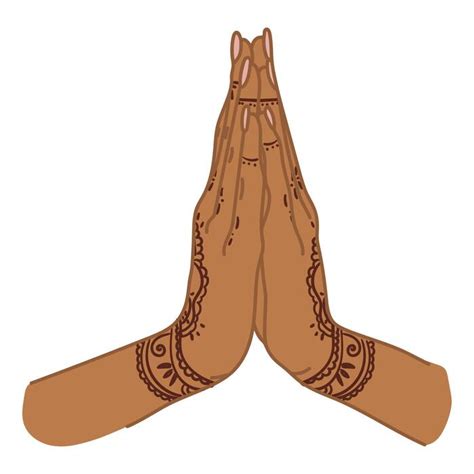 Namaskar Hand Vector Art Icons And Graphics For Free Download