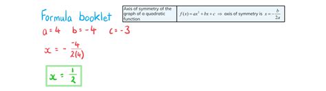Quadratic Functions And Graphs Dp Ib Applications And Interpretation Ai Revision Notes 2019