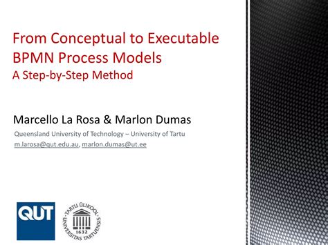 From Conceptual To Executable Bpmn Process Models A Step By Step Method Pptx