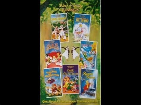 Walt Disney Classics 1994 Promo Trailer Vhs 1994 Uk Youtube