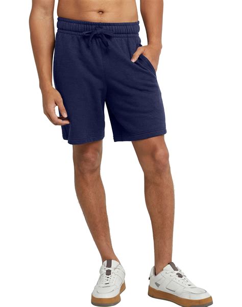 Hanes Mens Fleece Sweat Shorts Originals Pockets Mideweight Soft 8