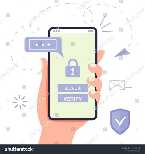 Otp One Time Password Secure Transaction On Stock Vector Royalty Free