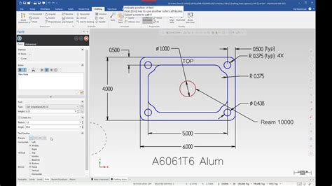 Mastercam 2023 Library Drafting Note Options