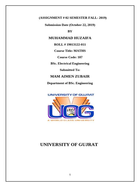 calculus assignment 2 pdf derivative function mathematics