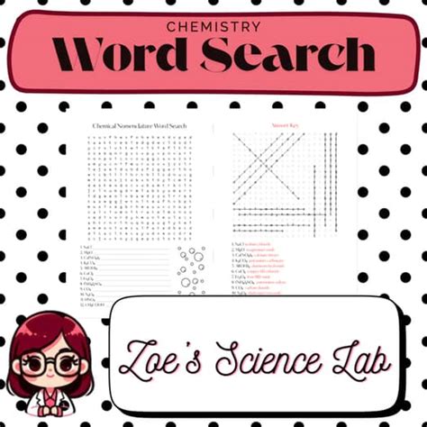 Free Chemistry Word Search Ionic Covalent And Acid Naming Practice