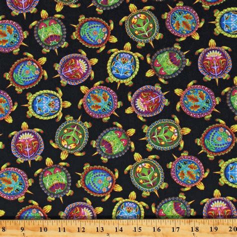 Turtle Fabric Etsy