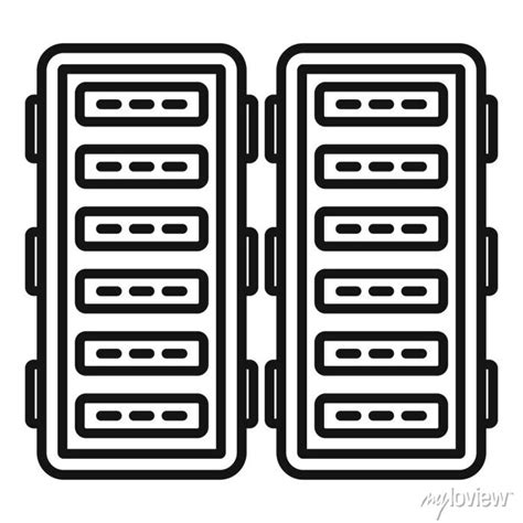Testing Software Icon Outline Testing Software Vector Icon For • Wall