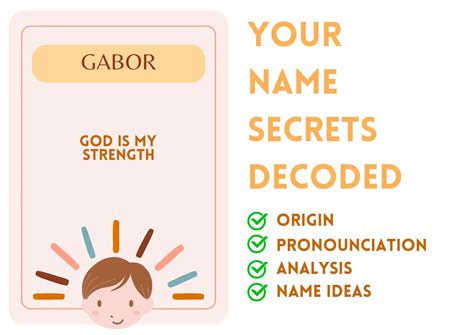 Gabor Christian Boy Name Meaning And Pronunciation