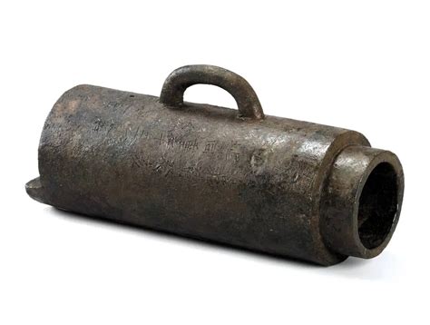 Cartridge For A Breech Loading Cannon With Incriptions Korea Joseon Period 1563 [4900x3700