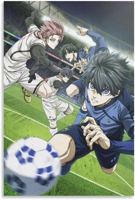 Blue Lock Anime Poster 5 Artworks Picture Print Poster