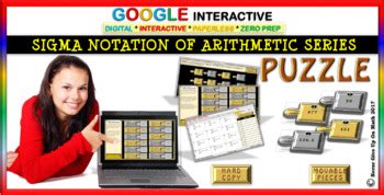 Sigma Notation Of Arithmetic Series Google Interactive Hard Copy
