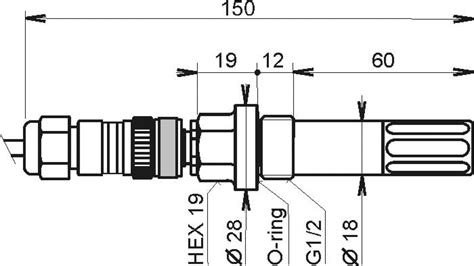 Temperature Humidity Transmitter With 0 10v Output For Compressed Air