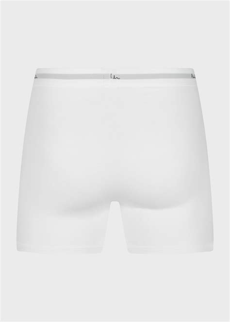 Mens Long Plain Boxer Briefs Three Pack
