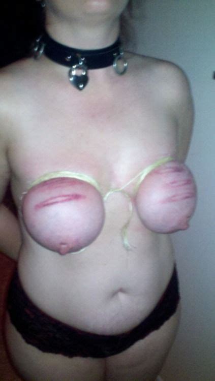 Dv8 Az Breast Bondage And Caning Amateur Tit Torture Marked Bruised Pic