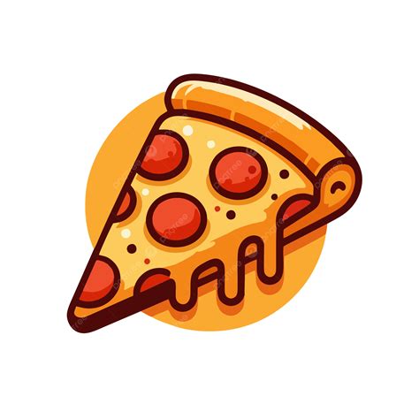 Pizza Slice With Topping Vector Pizza Slice Pizza Vector Pizza