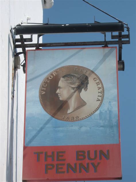 The Bun Penny Pub Sign 2 Herne Bay David Anstiss Cc By Sa 2 0