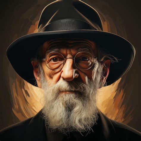Portrait Of A Jewish Man Premium Ai Generated Image