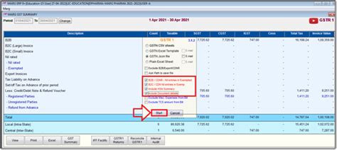 How To Generate GSTR In JSON File In Marg Software