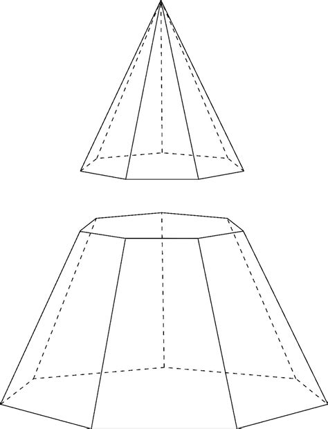 Heptagonal Pyramid Vintage Illustration 13507942 Vector Art At Vecteezy