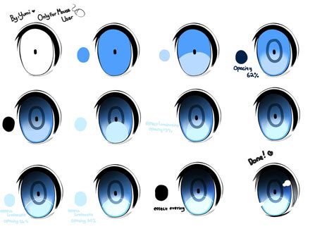 Anime Eyes Color Tutorial