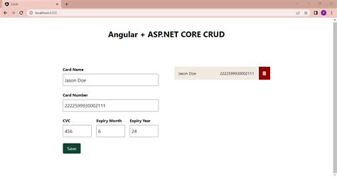 GitHub ChathraNavoda CardDetails CRUD Application Angular ASP NET