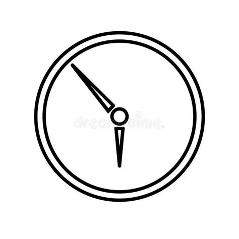 Clock Icon Flat Design Stock Illustration Illustration Of Management 123948257