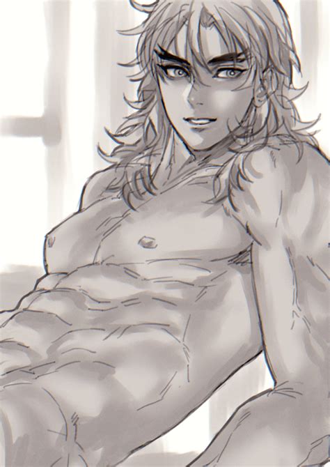 Ptwasshoi Rengoku Kyoujurou Kimetsu No Yaiba Highres Boy Abs Blurry Blurry Background