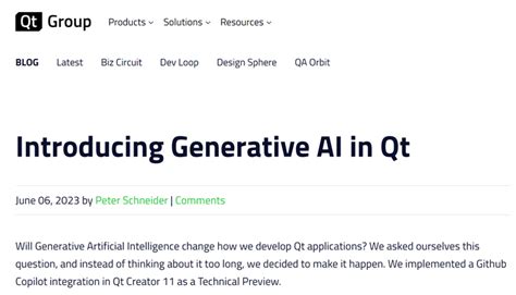 Qt 引入生成式 Ai， Qt Creator 已接入 Github Copilot 知乎