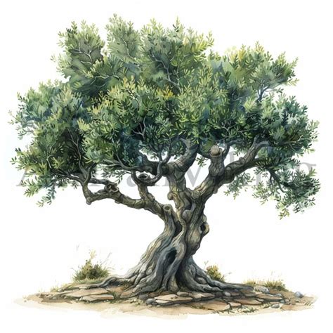 Olive Trees Clipart 10 High Quality S Digital Download Card Making