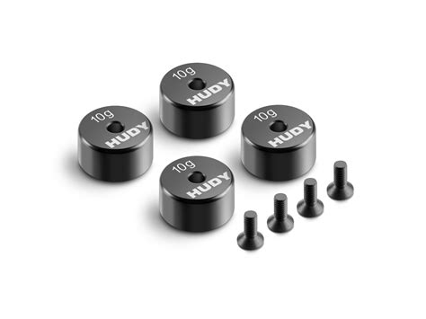 Hudy Precision Balancing Chassis Weights 10g 4 Rcshop