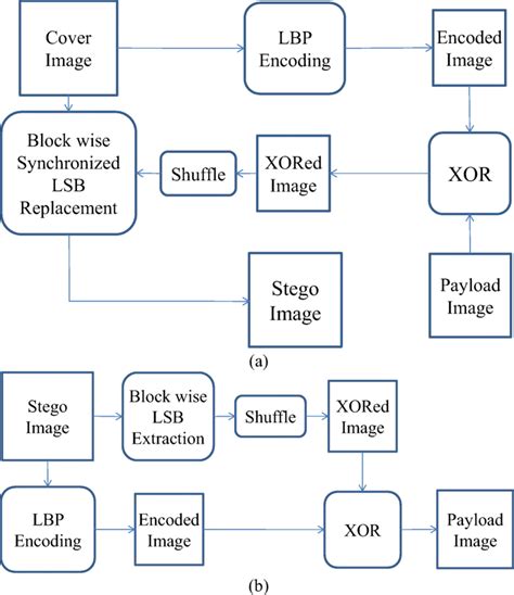 proposed method a embedding process b extraction process download