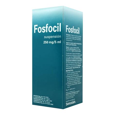 Fosfocil 250 Mg Suspensión 120 Ml Farmacia Coyoacán