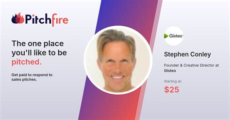 Pitch Stephen Conley Pitchfire