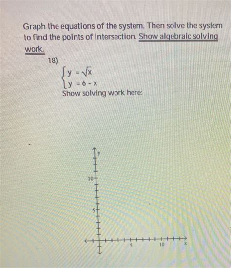 Solved Graph The Equations Of The System Then Solve The Chegg