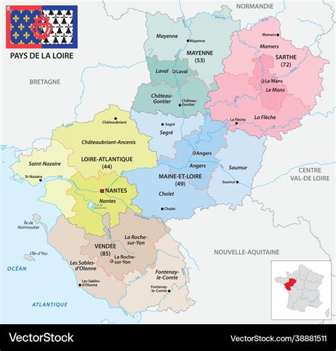France Map Aquitaine Vector Images 85