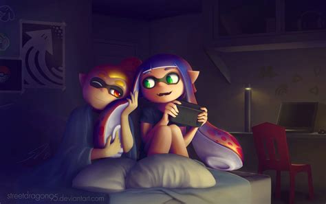 Splatoon Fanart Just Playing By Mikapoofs On Deviantart