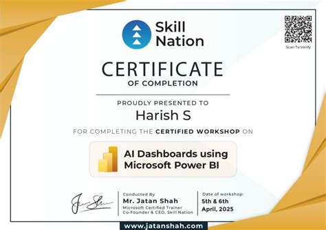 Powerbi Ai Dataanalytics Businessintelligence Certification