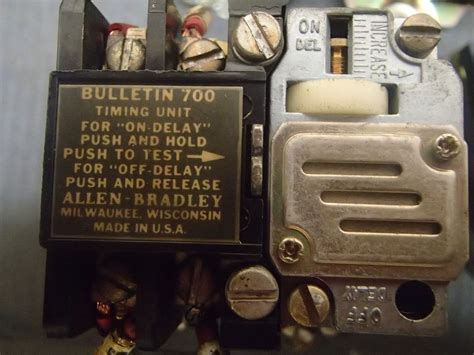 Allen Bradley Bulletin 700 Timing Units 4 Total