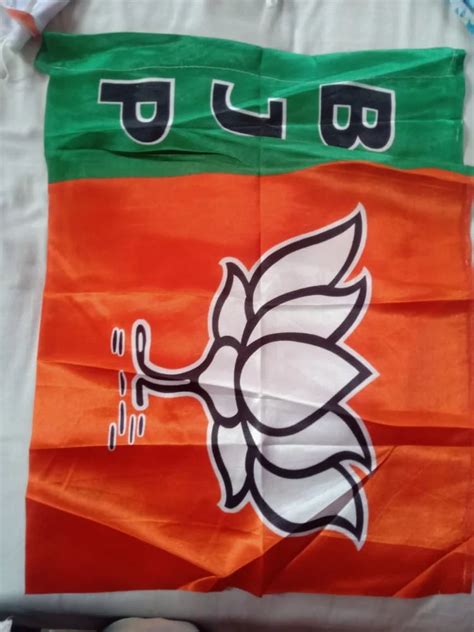 Yellow Polyester Political Party Flag At ₹ 10 Piece In New Delhi Id