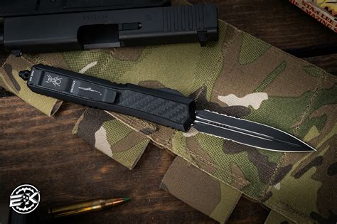 Microtech Makora Ii Otf Automatic Knife Blackcarbon Fiber Inlay 325