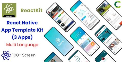 reactkit react native ui kit 3 apps graphicfort app template