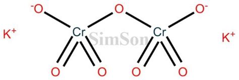Potassium Dichromate Structure Potassium Dichromate Black And White