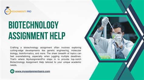 Ppt Biotechnology Assignment Help Myassignmentpro Powerpoint Presentation Id13780014
