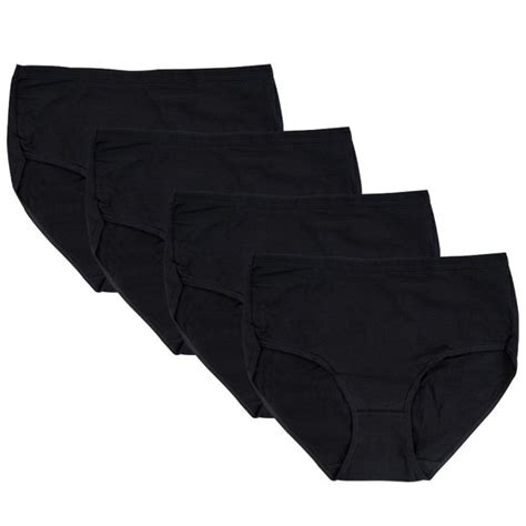 Womens Spandex Classic Brief 3 Pack Black Cr1111973mg