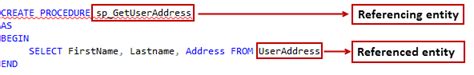 Viewing Object Dependencies In Sql Server