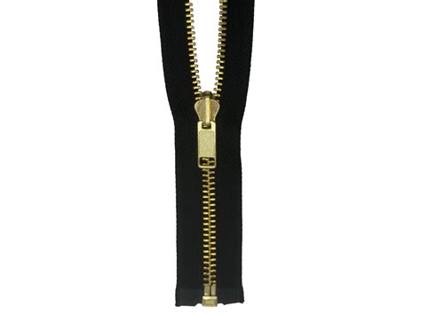5 Brass Reversible Separating Jacket Zipper