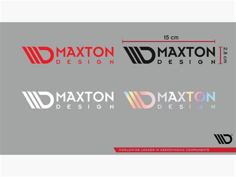 Maxton Sticker 05 Small Logo Sticker 15x28 Cm Maxton Design Uk