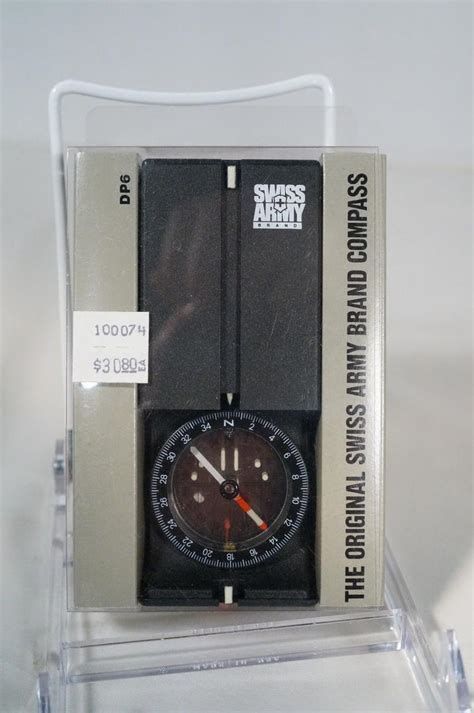 Vintage Recta Type Dp6 Swiss Army Compass Mirror Nos Nib Small